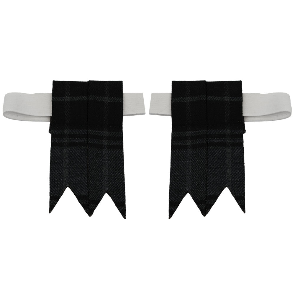 Men's Polyviscose Kilt Flashes - Grey Highlander – KILT SOCIETY™