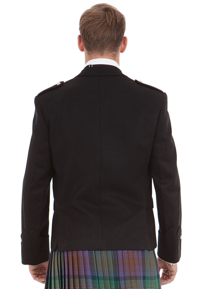 Kilt Society Essential - Black Argyll Jacket – KILT SOCIETY™