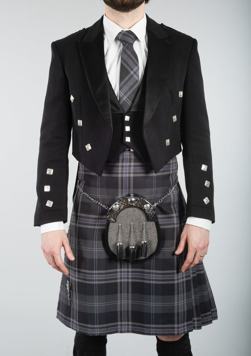 Prince Charlie Kilt Outfit - Persevere Flint Grey – KILT SOCIETY™