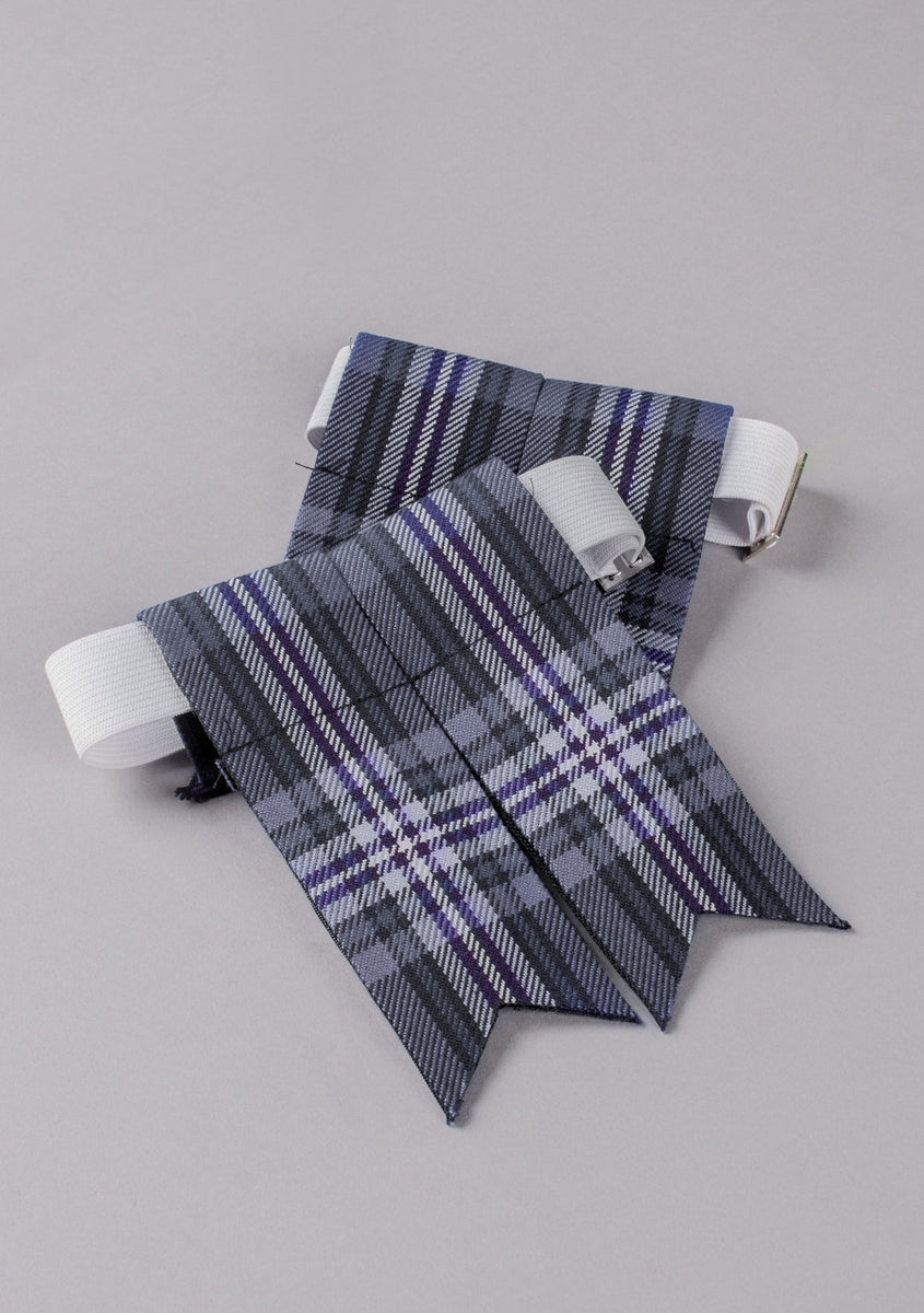 Persevere Flint Grey Tartan Flashes – KILT SOCIETY™